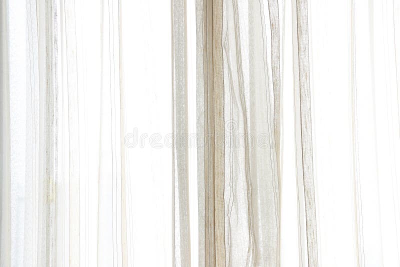 White Curtain Wavy with a Pattern Background. Transparent Curtain on ...