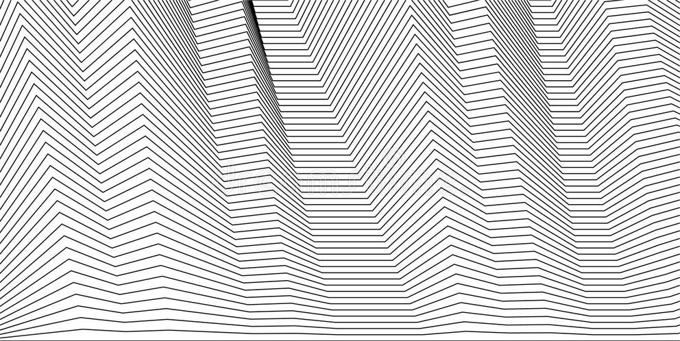 White Curve Straight Sharp Line Abstract Background Stock Vector ...