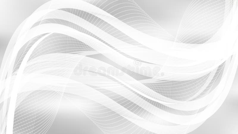 White Curved Lines Background Stock Vector - Illustration of ...