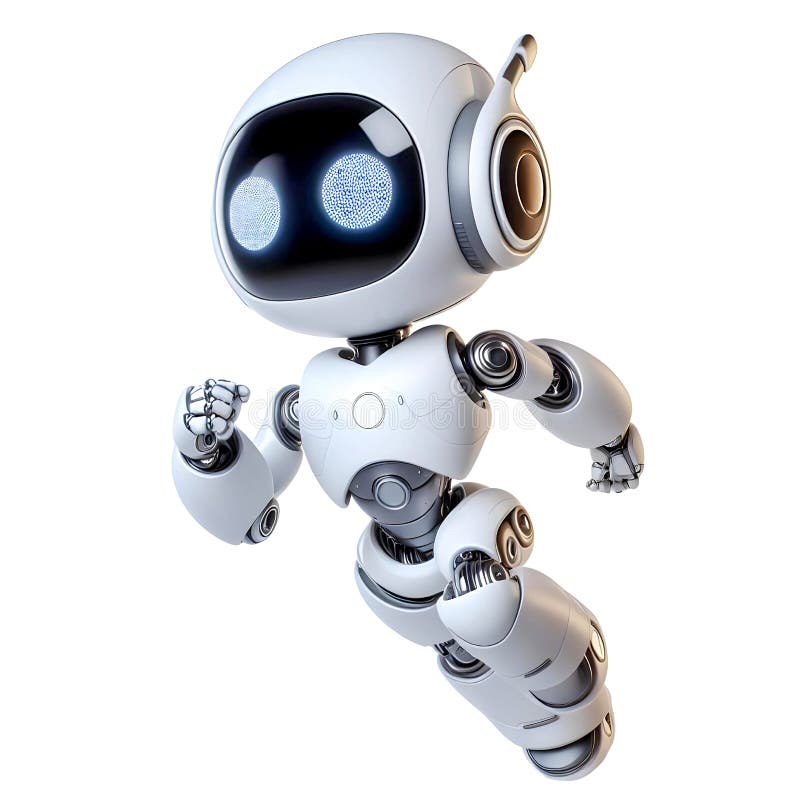 Cartoon Robot Running Stock Illustrations – 956 Cartoon Robot Running ...