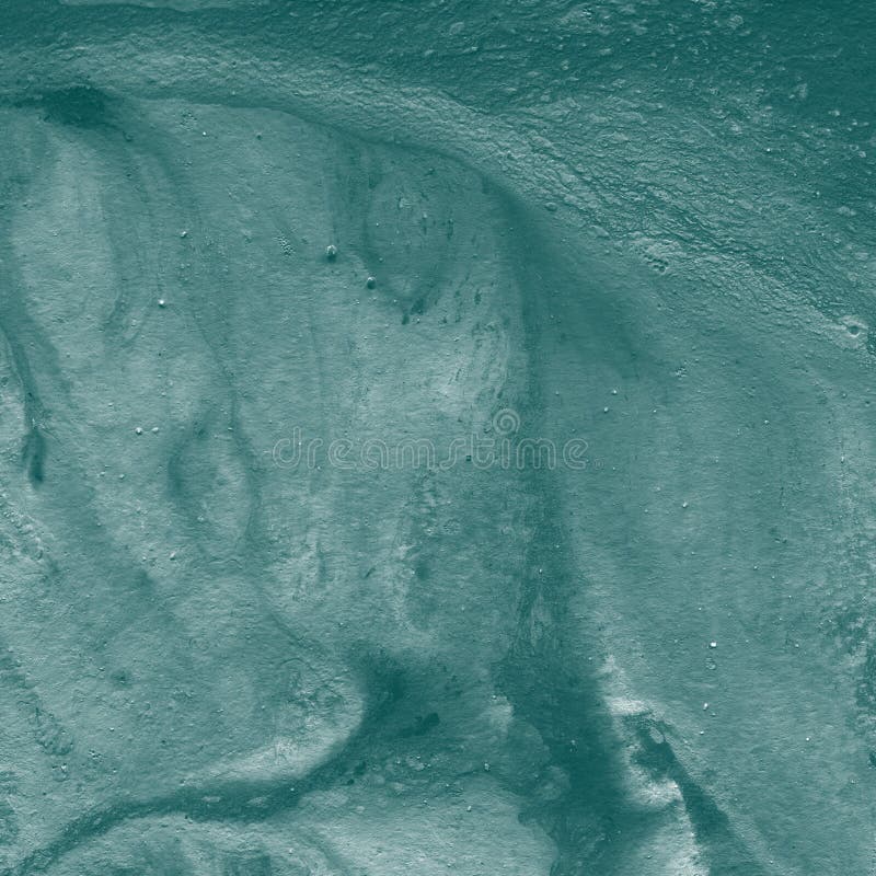 White in Cyan Watercolor with Texture and Melt Effect Background, Wet ...