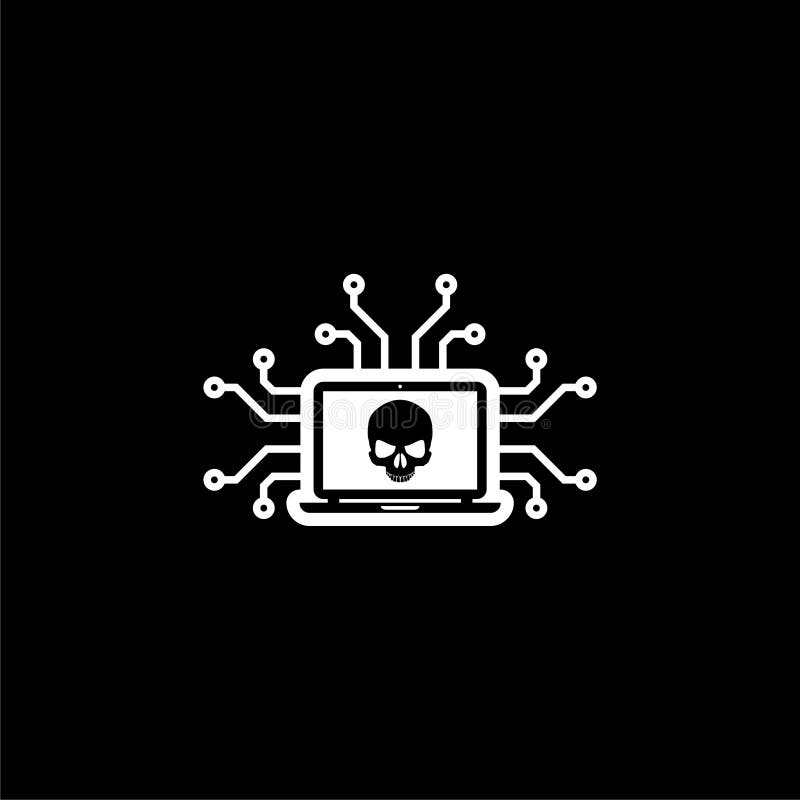 Cyber Attack Logo, Hacker Icon, Cyber Crime or Threats on Dark ... Cyber Attack Logo, Hacker Icon, Cyber Crime or Threats on Dark ...
