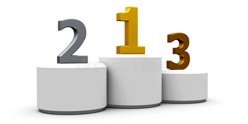 White cylinder podium 3 stock illustration. Illustration of ceremony ...