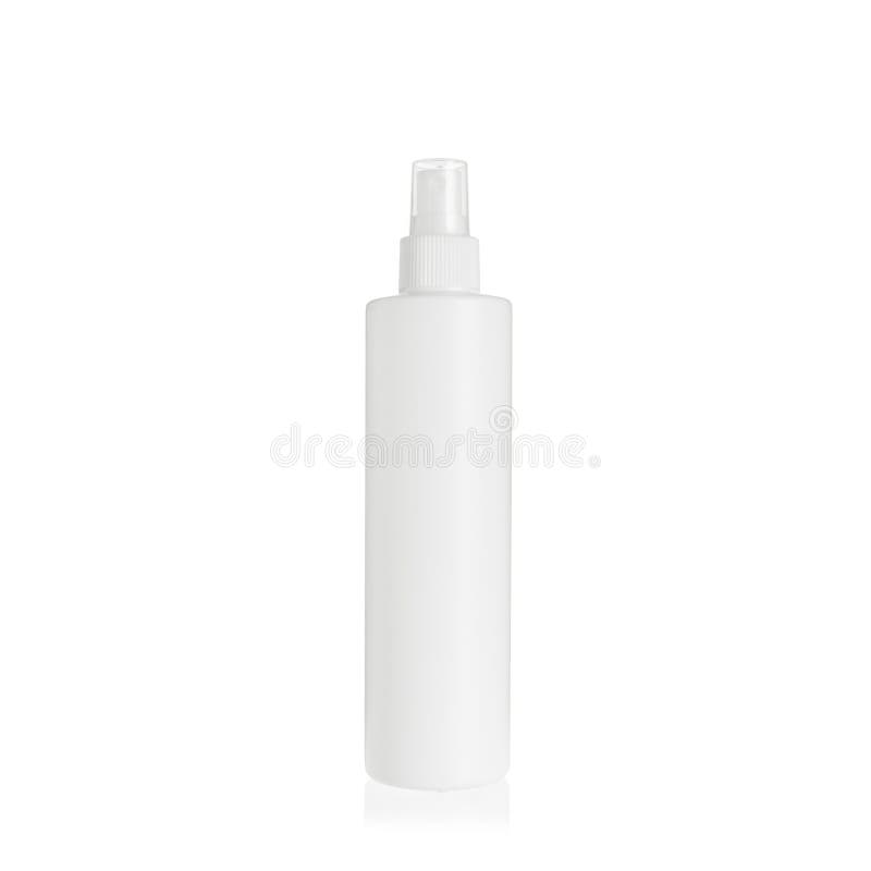 White Cylindrical PEHD Bottle Container with White Spray Pump ...