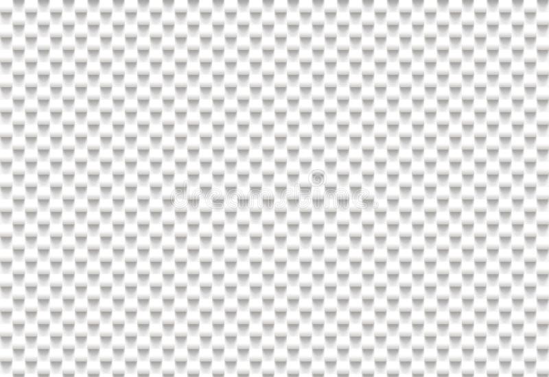 White Cylindrical Shape Pattern, Geometric Background Stock ...