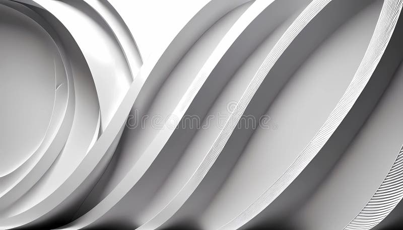 White 3D Background with Illustration Light Gray Texture with Fine ...