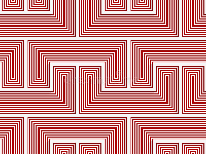 White 3D with Colors Red Striped Brackets Stock Vector - Illustration ...