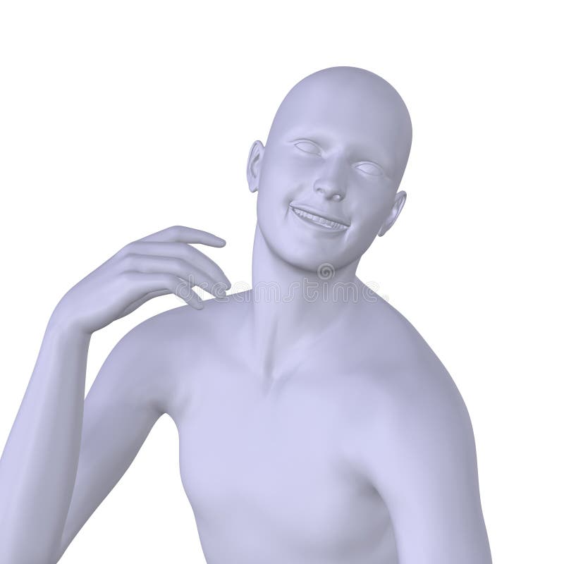 White 3d human model stock photo. Illustration of medical - 176135864