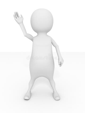3d Human Welcome Hello Hand Stock Illustrations – 241 3d Human Welcome ...