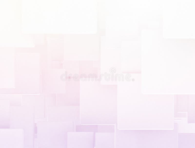 White 3d Overlapping Squares Stock Illustration - Illustration of ...