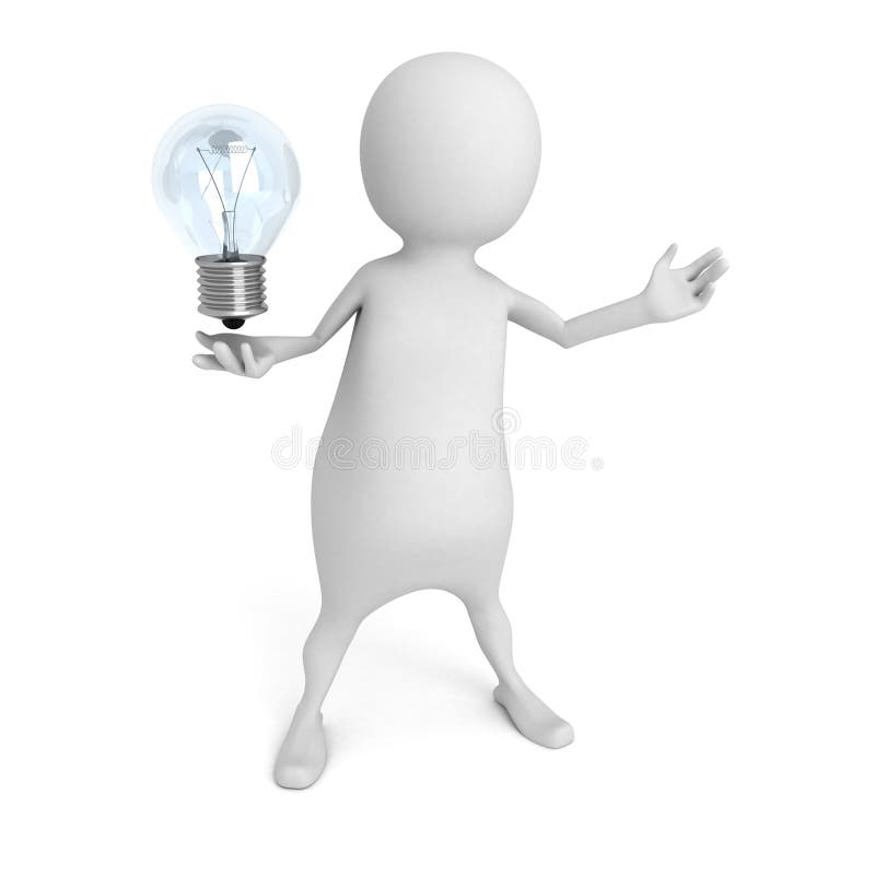 Person Light Bulb Illustration