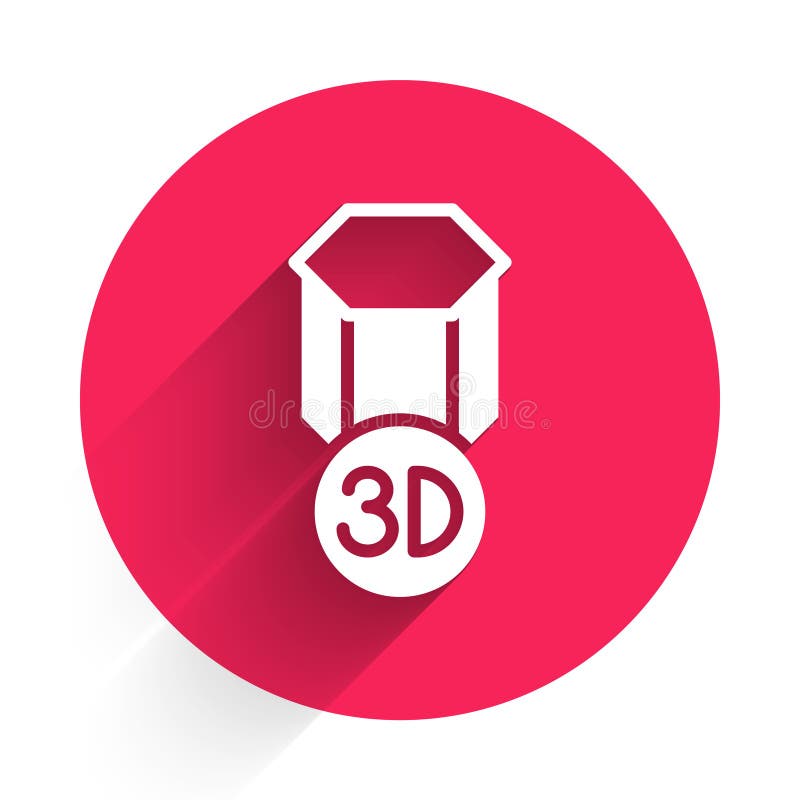 Printer Circle Icons with Shadow Stock Vector - Illustration of symbol ...