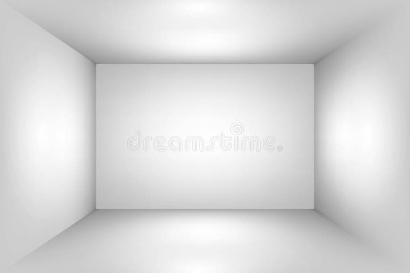 White 3d Room Studio, Light Box Podium Gallery White Gray Space ...