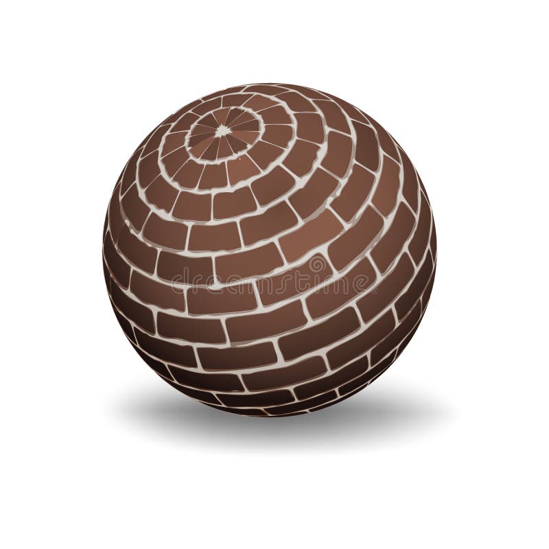 White 3D Sphere stock vector. Illustration of style - 130166734