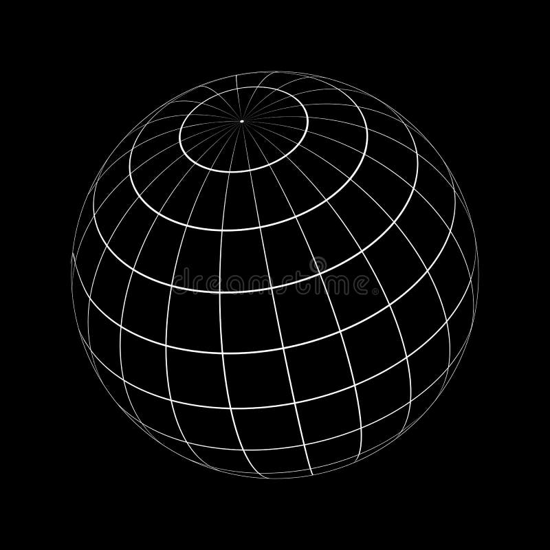 Globe Grid Graphic Black White Stock Illustrations – 1,296 Globe Grid ...
