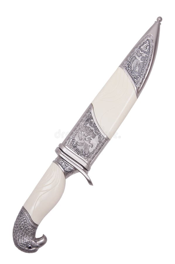 White dagger stock photo. Image of dirk, fight, isolated - 23692628