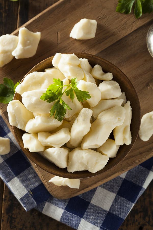 White Dairy Cheese Curds stock image. Image of health - 40734531