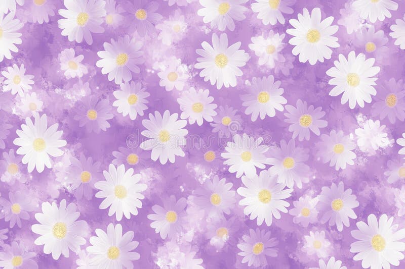 Purple Daisies Watercolor Stock Illustrations – 2,623 Purple Daisies ...