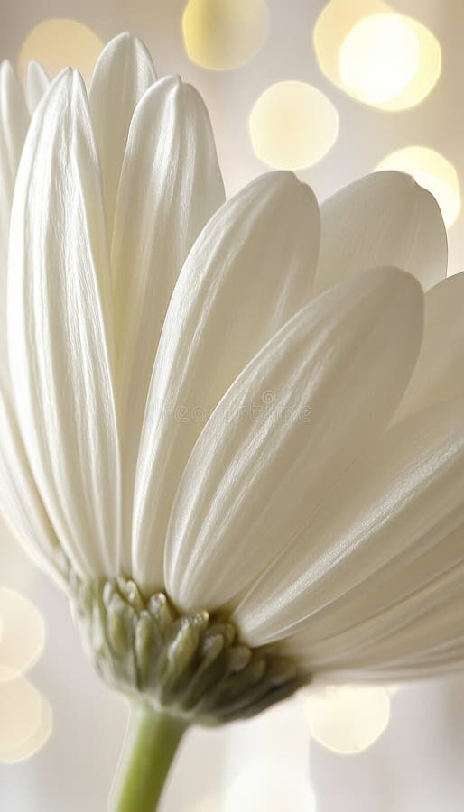 White Daisy Bloom, Macro Photography Soft Pastel Background with Bokeh ...