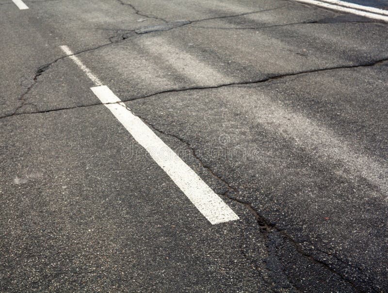 Asphalt - Single Dashed Line (Texture) Stock Image - Image of lane ...