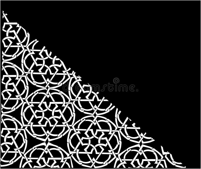 White Decorated Triangular Corner Stock Illustrations – 5 White ...