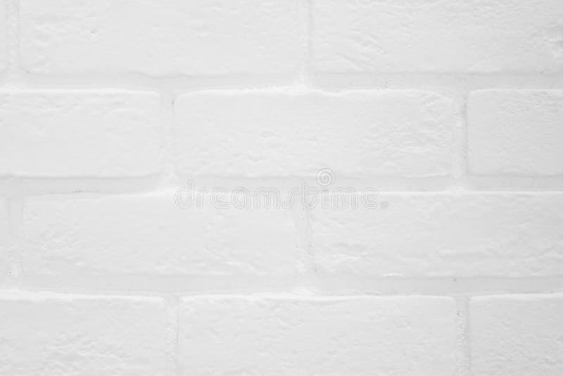 White Decorative Brick Wall with Aged Texture Isolated Closeup, Old ...