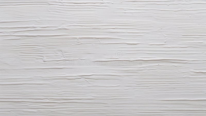 White Decorative Plaster Creating Horizontal Texture on Wall Stock ...