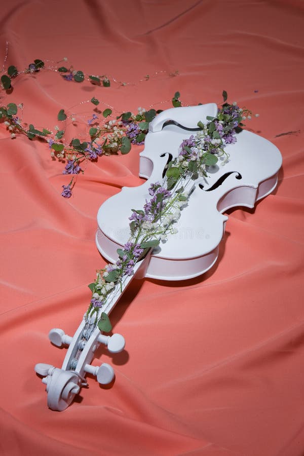 Violin,flower on Music Paper Stock Image - Image of sounds, classical ...