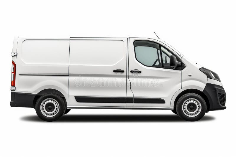 Toyota Proace City Small Van, Side View Isolated on White Background ...