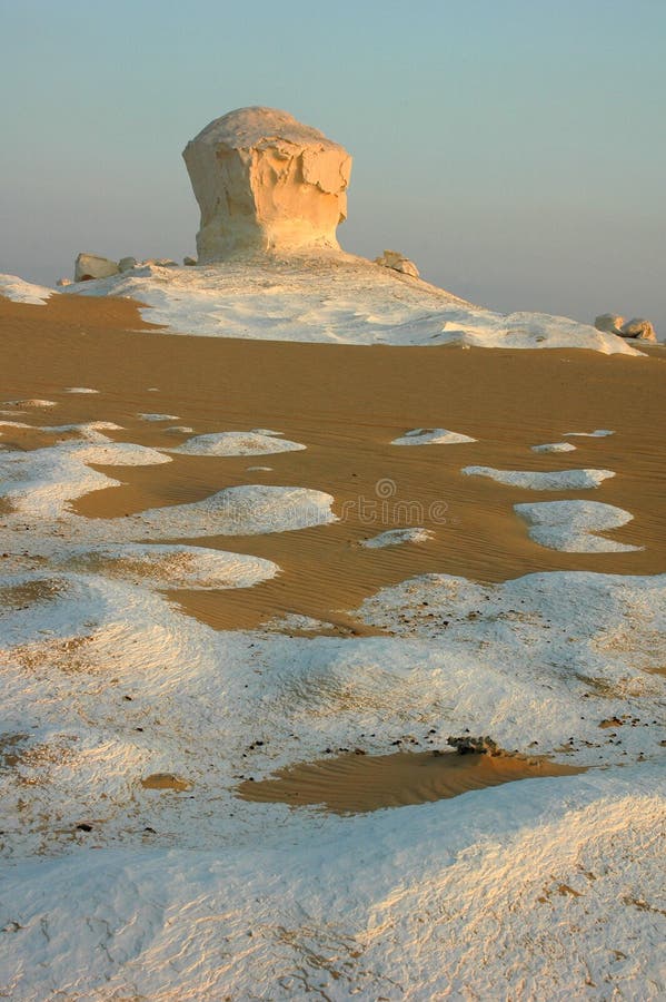 White desert in Egypt stock photo. Image of blue, snow - 15885000