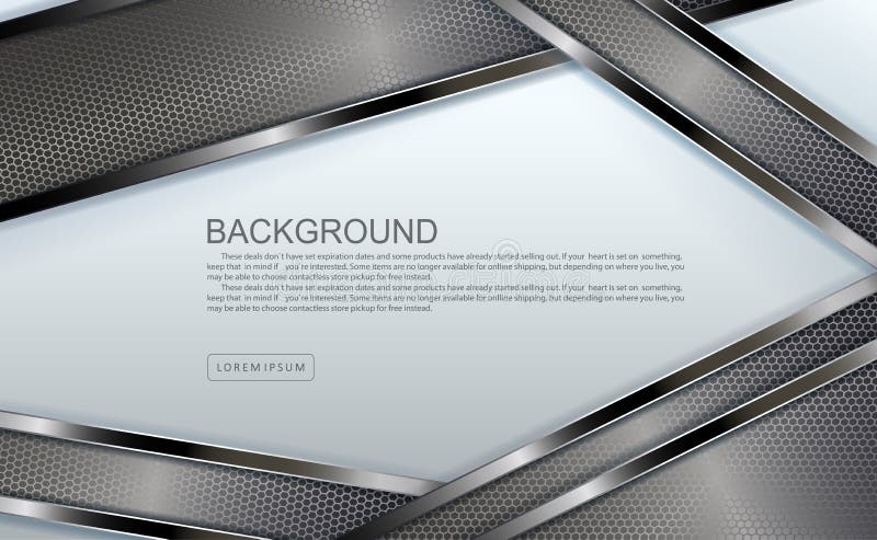 White Design with Mesh Bezels with Metallic Border Stock Photo - Image ...