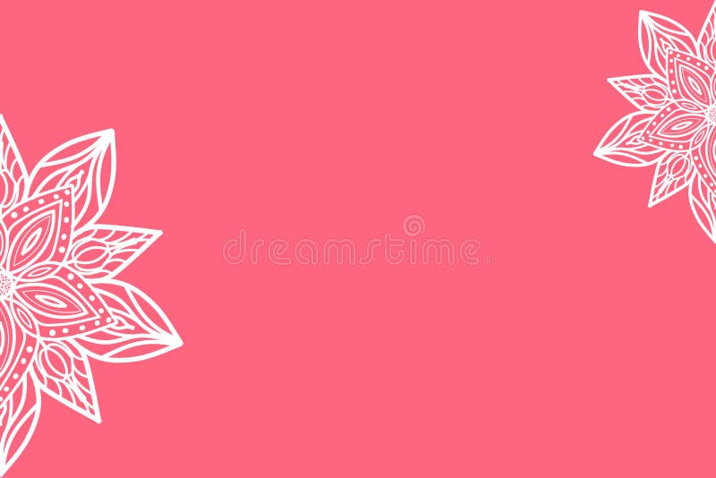 White Design on Pink Color Background Pattern. Festival Backgrounds ...