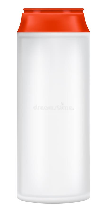 White Detergent Bottle. Blank Powder Plastic Container Stock Vector ...