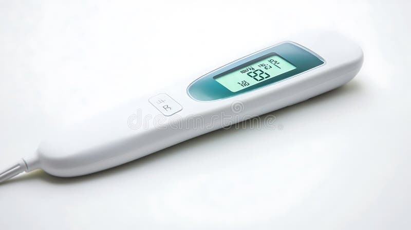 A White Device with a Green Screen that Reads & X22;3:13& X22; on it ...