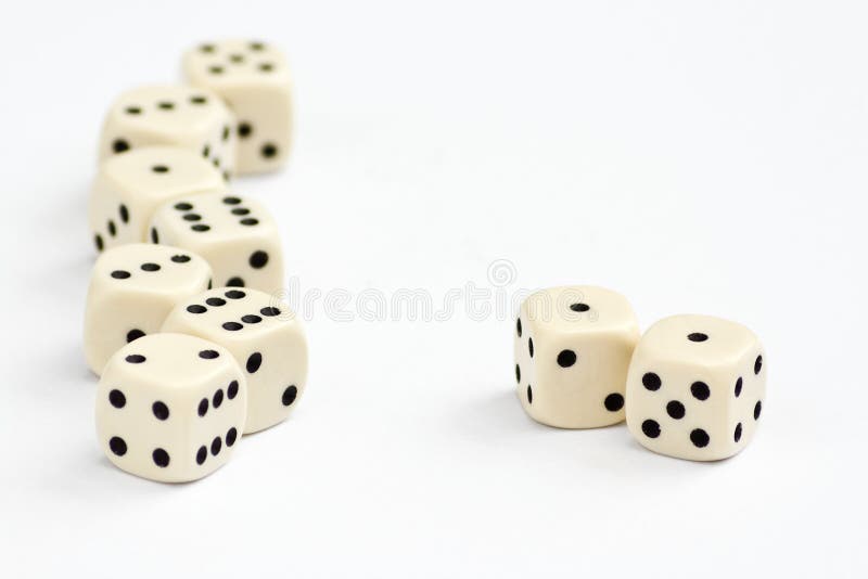 White dice frame stock photo. Image of close, klondike - 25478494