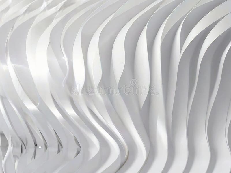 White Digital Art, Abstract Background Stock Illustration ...