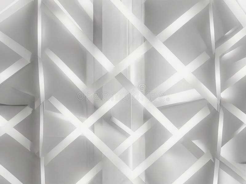 White Digital Art, Abstract Background Stock Illustration ...