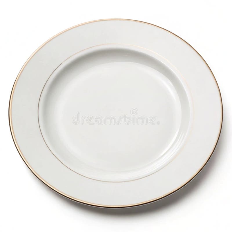 White Dinner Plate Transparent Background Stock Illustration ...