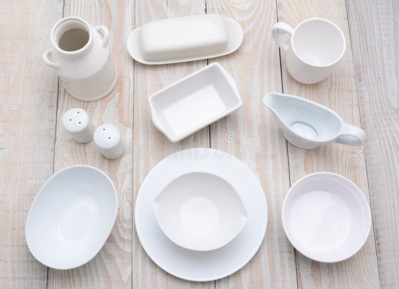 White Dinnerware stock image. Image of rustic, ramekin - 40308709