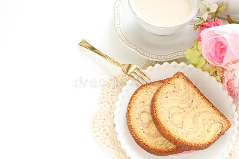 Marble Syrup in Around Cake Stock Photo - Image of white, flower: 158563418