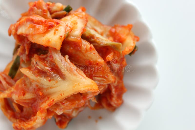 Korean Food, Chinese Cabbage Fermentation Kimchi Stock Image - Image of ...