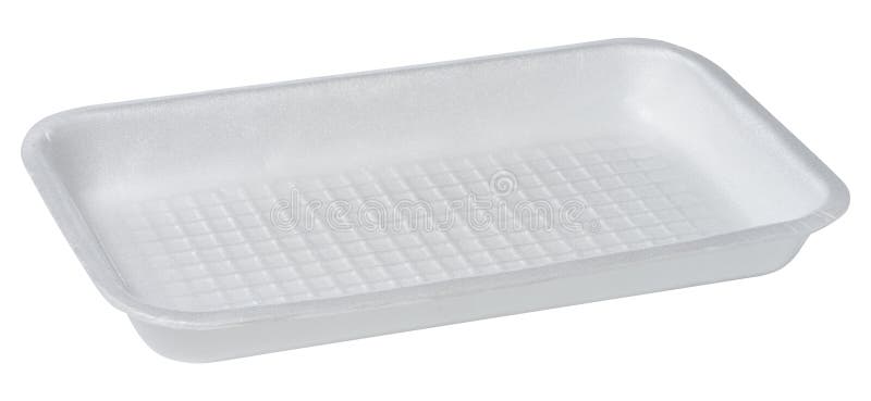 White Disposable Polystyrene Foam Rectangular Plate for Packaging ...