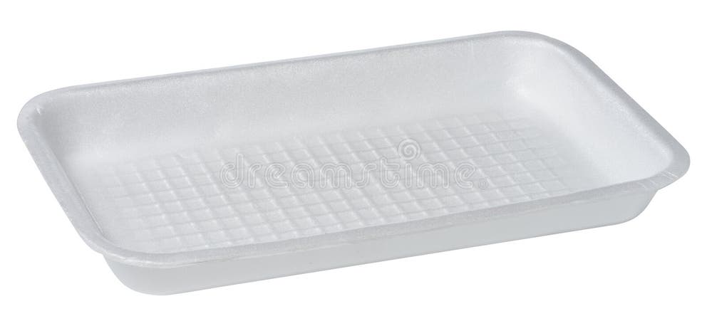 White Disposable Polystyrene Foam Rectangular Plate for Packaging ...