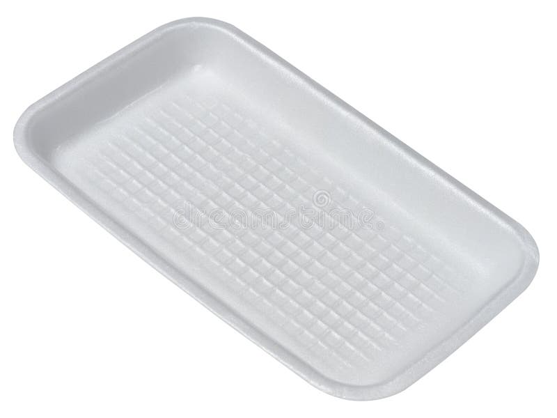 White Disposable Polystyrene Foam Rectangular Plate for Packaging ...