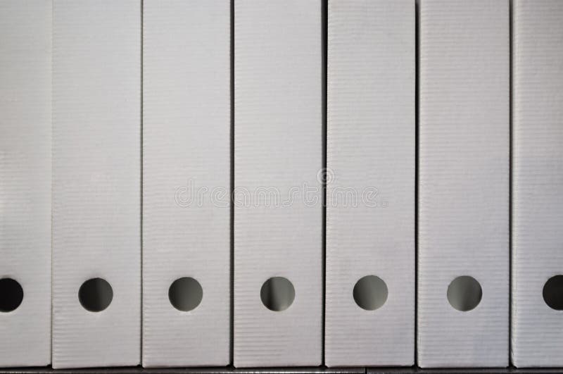 White Document Archive Folders. Stock Photo - Image of archive ...