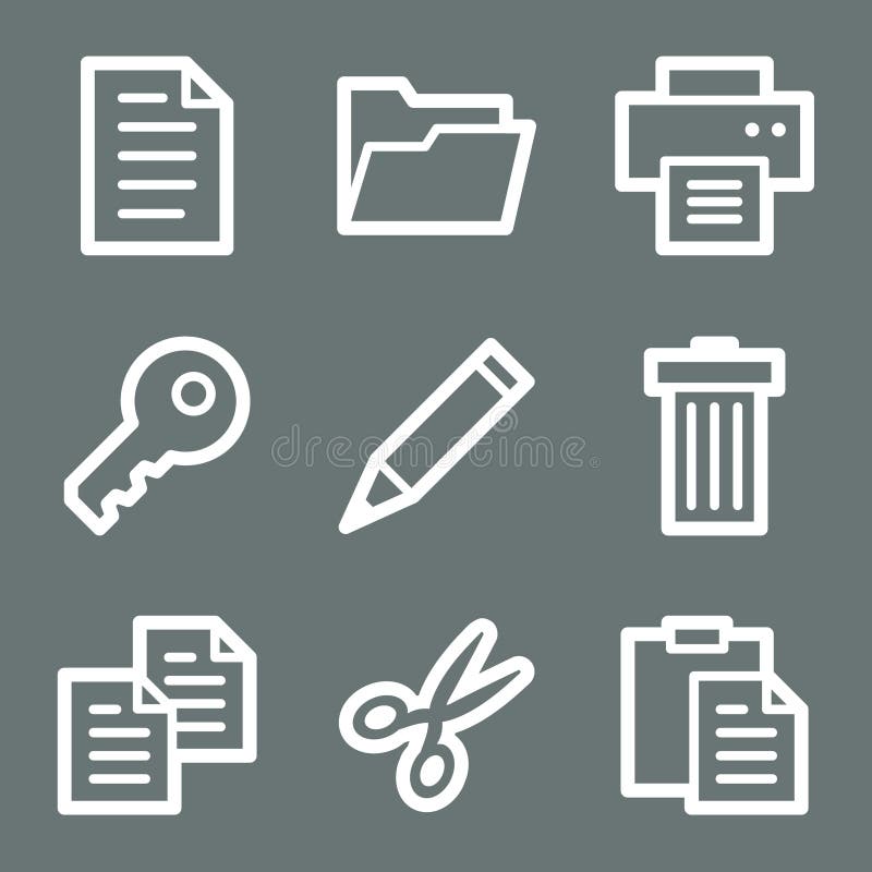 White users web icons stock vector. Illustration of cancel - 6808775
