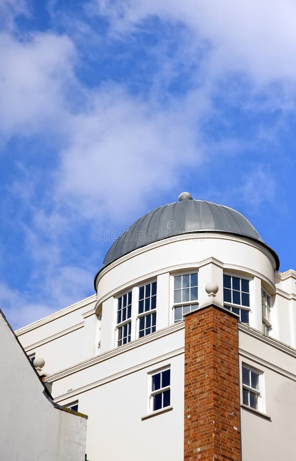 White Dome Blue Sky stock image. Image of dome, diagonal - 13478743