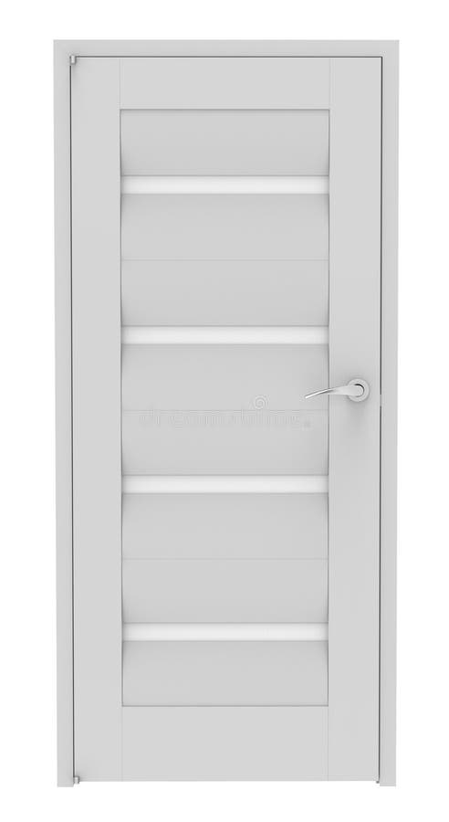 White door frame stock illustration. Illustration of white - 252573127