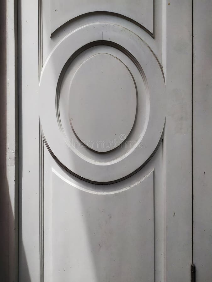 White Door Under the Shadows Stock Photo - Image of white, shadows ...