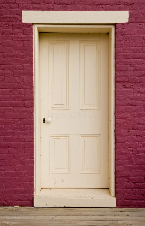 White doorway stock photo. Image of nostalgia, copyspace - 7691748